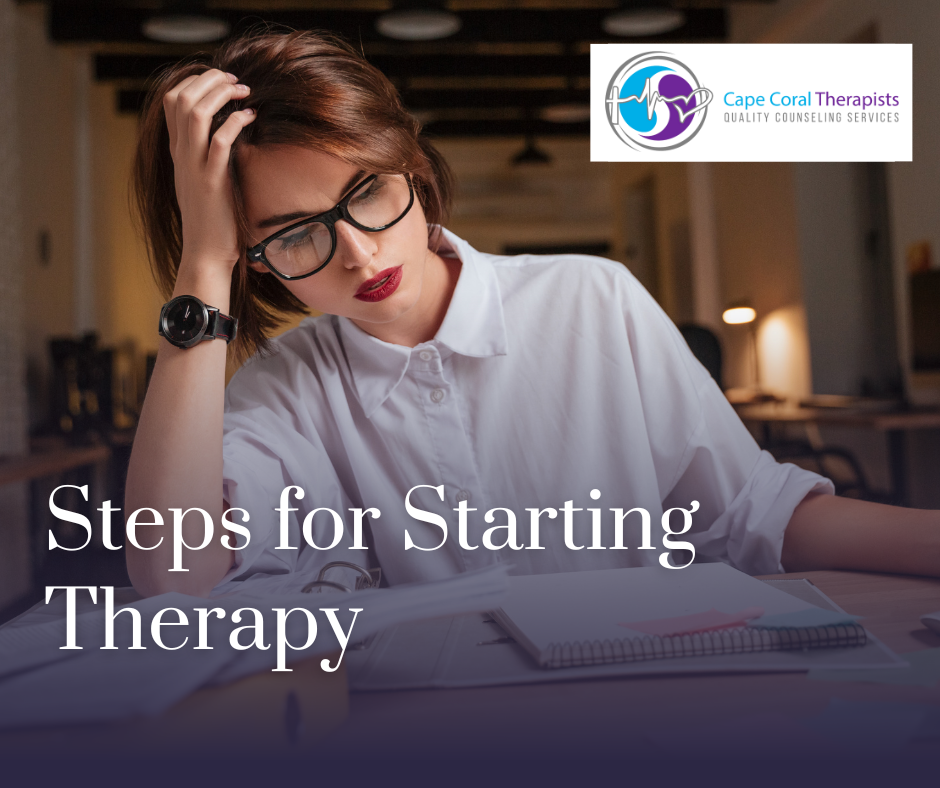 Steps for Starting Therapy - Cape Coral Therapists